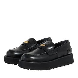 Miu Miu Loafer - Pennyloafer Plateau - Gr. 41 (EU) - in Schwarz - f&uuml;r Damen