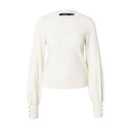 V&eacute;ro Moda Vero Moda Pullover 'VMHAPPY' Damen Gr&ouml;&szlig;e M creme