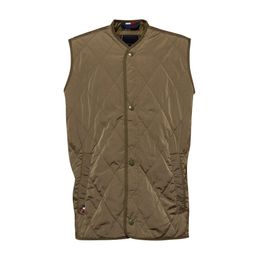 Tommy Hilfiger Weste Herren Gr&ouml;&szlig;e XS khaki / rot / wei&szlig;
