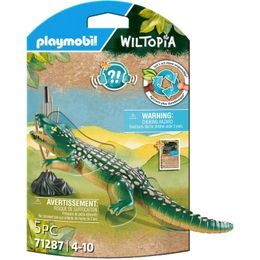 Playmobil Konstruktions-Spielset »Wiltopia - Alligator (71287), Wiltopia« teilweise aus recyceltem Material; Made in Europe bunt