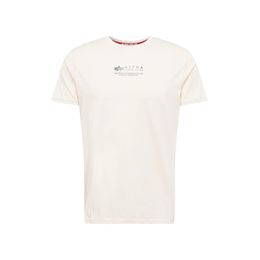 Alpha Industries T-Shirt Herren Gr&ouml;&szlig;e L schwarz / offwhite