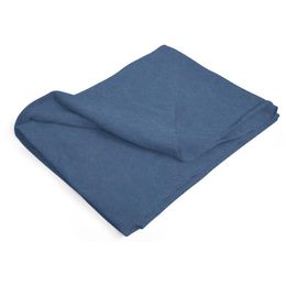 SETEX Wohndecke »Premium« besonders weich und kuschelig dunkelblau Obermaterial: 85% Baumwolle, 15% Polyester B/L: 150 cm x 200 cm