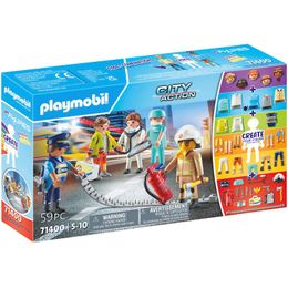 Playmobil Konstruktions-Spielset »My Action Heroes, Rescue (71400), My Figures« bunt