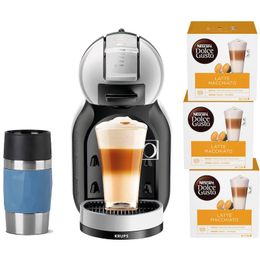 Nescafé DOLCE GUSTO NESCAFÉ DOLCE GUSTO Kapselmaschine »KP123B Mini Me« inkl. 3 Pakete Nescafé Dolce Gusto Latte Macchiato Arctic Grey/Schwarz