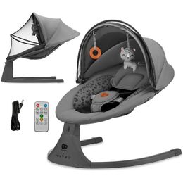 Kinderkraft Babywippe »LUMI 2« bis 9 kg dark grey