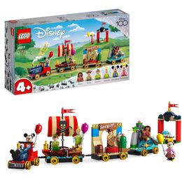Lego Konstruktionsspielsteine »Disney Geburtstagszug (43212), Disney« Made in Europe bunt