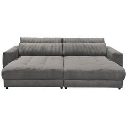 ED EXCITING DESIGN Big-Sofa &raquo;Loveseat, 2-Sitzer, Barura, Breite 292&laquo; Big-Sofa mit 2 Nierenkissen grau 92% Polyester, 8% Nylon