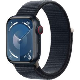 Apple Smartwatch »Watch Series 9 Aluminium« (4, 1 cm / 1, 61 ′′) Watch OS 10 Mitternacht