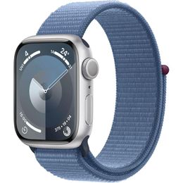 Apple Smartwatch »Watch Series 9 Aluminium« (4, 1 cm / 1, 69 ′′) Watch OS 10 Silber