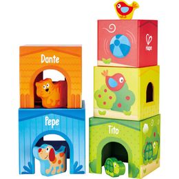 HAPE Stapelspielzeug »Pepe&Friends Stapelturm« bunt