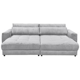 ED EXCITING DESIGN Big-Sofa &raquo;Loveseat, 2-Sitzer, Barura, Breite 292&laquo; Big-Sofa mit 2 Nierenkissen grau 92% Polyester, 8% Nylon