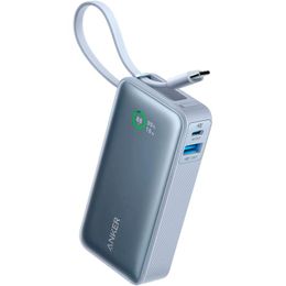 Anker Powerbank &raquo;Nano 10.000mAh 30W Integriertes USB-C Kabel&laquo; 10.000 mAh Blau