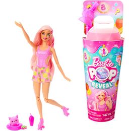 Barbie Anziehpuppe »Pop! Reveal, Fruit, Erdbeerlimonadendesign« mit Farbwechsel rosa