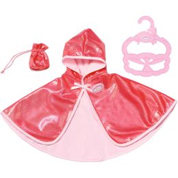 Baby Annabell Puppenkleidung »Little Sweet Cape, 36 cm« mit Kleiderbügel rosa/rot