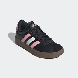 adidas Sportswear Sneaker »VL COURT 3.0« inspiriert vom Design des adidas samba Core Black / True Pink / Cloud White 32 32 Sneaker aus Wildleder...