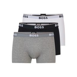 BOSS Boxer »TRUNK 3 PACK«, 3 Stk. Schriftzug auf dem Bund assorted pre-pack L - 3 Stk. 3 Stk. L HUGO BOSS Boxer im Dreierpack
