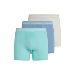 Calvin Klein Underwear Boxer »CK lg Boxer« 3 Stk. mit längerem Bein FADED DENIM, CELADON TINT, BEAU BL XL (54) - 3 Stk. 3 Stk. XL (54) Lange Boxer...