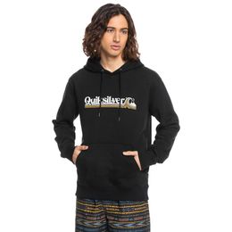 Quiksilver Kapuzensweatshirt »All Lined Up« schwarz M M Stoff: Baumwoll- /Polyestergemisch [280 g/m2]
