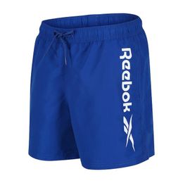 Reebok Badeshorts »Yestin« 1 Stk. mit Kordelzug und elastischem Bund, mit Logo, basic humble blue XL - N-Gr N-Gr XL Badehose von Reebok