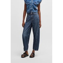 BOSS Orange Weite Jeans »Baloon High Rise Premium Damenmode«, mit BOSS-Badge Light/Pastel Blue 452 25 - Länge 32 Länge 32 25 Balloon Jeans von BOSS...