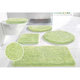 my home Badematte &raquo;Sanremo, Badvorleger, Badezimmer Teppich, sehr weich&laquo; H&ouml;he 30 mm rutschhemmend beschichtet fu&szlig;bodenheizungsgeeignet schnell 