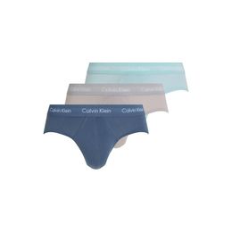 Calvin Klein Underwear Hipster &raquo;CK HIP BRIEF 3PK&laquo; 3 Stk. mit farbigem Webbund ASH, VINTAGE INDIGO, STERLING BLUE L (52) - 3 Stk. 3 Stk. L (52)...