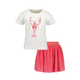 Blue Seven Shirt & Rock, 2 Stk. mit elastischem Gummibund und mit Pailletten OFFWHITE 128 128 S&uuml;&szlig;es T-Shirt mit Rock von Blue Seven
