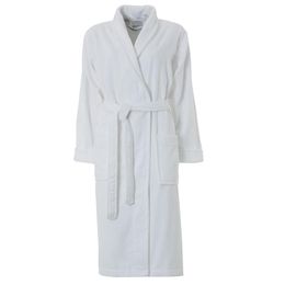 Seahorse Bademantel &raquo;Pure Unisex&laquo; 1 Stk. Langarm, aufgesetzte Taschen wei&szlig; XL L&auml;nge: 125 cm 100% superweiche Frotteebaumwolle