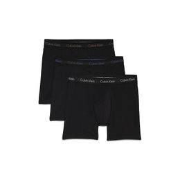 Calvin Klein Underwear Boxer »CK lg Boxer« 3 Stk. mit längerem Bein B- R IRIS, AUTH GREY, DUSTY TAN LGS XL (54) - 3 Stk. 3 Stk. XL (54) Lange Boxer...