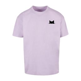 Merchcode Damen T-Shirt &raquo; Halloween - Cat Tee&laquo; 1 Stk. S