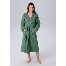 Bruno Banani Unisex-Bademantel &raquo;Robby, ideal f&uuml;r Sauna & Spa, Standardl&auml;nge & &Uuml;berl&auml;nge&laquo; 1 Stk. Damen & Herren Badem&auml;ntel, Baumwolle, mit Taschen, Sauna, XS-3XL 
