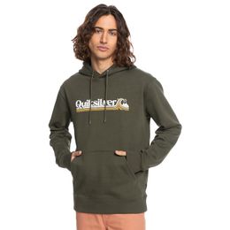 Quiksilver Kapuzensweatshirt &raquo;All Lined Up&laquo; braun S S Stoff: Baumwoll- /Polyestergemisch [280 g/m2]