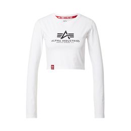 Alpha Industries Shirt Damen Gr&ouml;&szlig;e M weinrot / schwarz / wei&szlig;