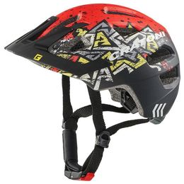 Fahrradhelm Cratoni "Maxster Pro" Gr. 51, rot (wild, rot matt), Helme, 51/56 Kopfumfang: 51cm - 56cm, matt