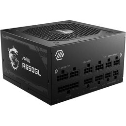 MSI PC-Netzteil "MAG A650GL", schwarz, B:15cm H:8,6cm T:14cm, Netzteile