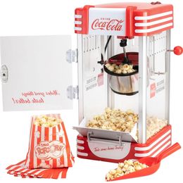 Salco Popcornmaschine "Coca-Cola SNP-27CC", rot, B:24,8cm H:29cm T:49cm, Popcornmaschinen, Großer Zubereitungsbehälter von 60 ml mit integriertem Heizsystem