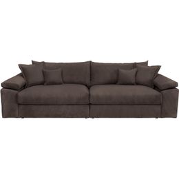 Big-Sofa Home Affaire, B:246cm T:123cmdunkelbraun, 100% Polyester, Sofas, "Soft&Cosy XL, B: 246 cm"