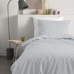 Bettw&auml;sche Cinderella "Morning", grau (hellgrau), B/L: 135cm x 200cm, Flanell, B/L: 80cm x 80cm, 2 Stk., Flanell, Obermaterial: 100% Baumwolle, Bettw&auml;sche, Bettw&auml;sche, Cinderella