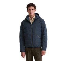 Marc O'Polo MARC O'POLO Herren Outdoorjacke "aus wasserdichter Performance-Fabric"schwarz navy, Gr. S, unifarben, Obermaterial: 100% Polyester; F&uuml;llung: 80%