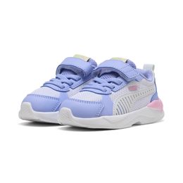 Puma Kinder Sneaker "X-Ray 3 Sneakers Kinder", Gr. 25wei&szlig; silber mist intense lavender gray lila, Obermaterial: Textil, Synthetik; Futter: Textil;