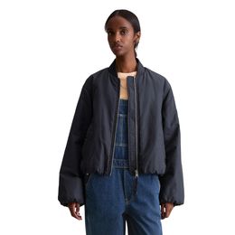 Marc O'Polo Outdoorjacke MARC O'POLO DENIM "aus recyceltem Polyester", Damen, Gr. L, blau depths, Obermaterial: 100% Polyester. F&uuml;llung: 100% Polyester. Futter: 100% Polyester, unifarben, B&uuml;ndchen, Jacken Outdoorjacke