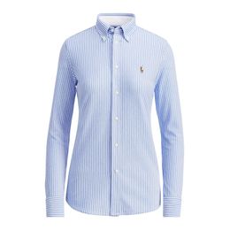 Polo Ralph Lauren Bluse 'Heidi' Damen Gr&ouml;&szlig;e L blau / wei&szlig;