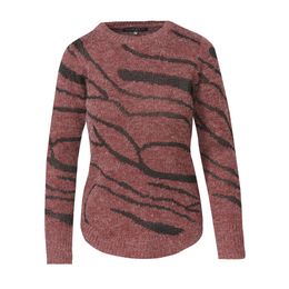 Koroshi Pullover Damen Gr&ouml;&szlig;e XL anthrazit / burgunder