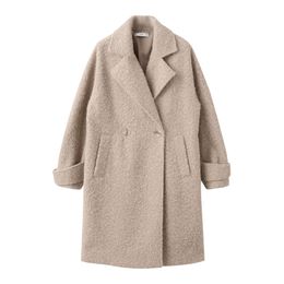 Mango Mantel 'Finsti' Damen Gr&ouml;&szlig;e XL beige