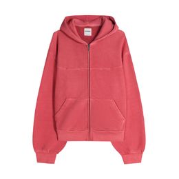 Bershka Sweatjacke Herren Gr&ouml;&szlig;e XL rot