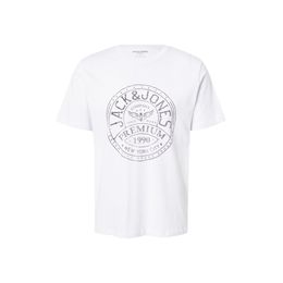Jack & Jones Premium T-Shirt 'JPRBLUZACK' Herren Gr&ouml;&szlig;e L schwarz / wei&szlig;