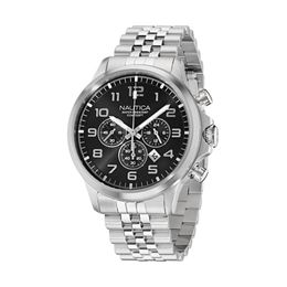 Nautica Analoguhr 'Nct Blue Ocean Herren Gr&ouml;&szlig;e One Size schwarz / silber