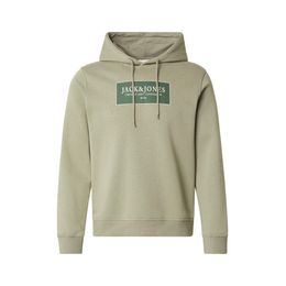 Jack & Jones Jack & Jones Sweatshirt 'JORGREENE' Herren Gr&ouml;&szlig;e M khaki / tanne / wei&szlig;