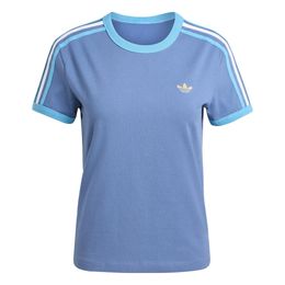 adidas originals Shirt '3 STRIPES SLIM' female Blue size XL