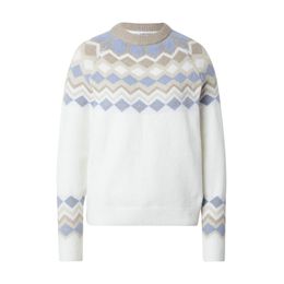 Eight2Nine Pullover Damen Gr&ouml;&szlig;e S taubenblau / hellbraun / greige / wei&szlig;